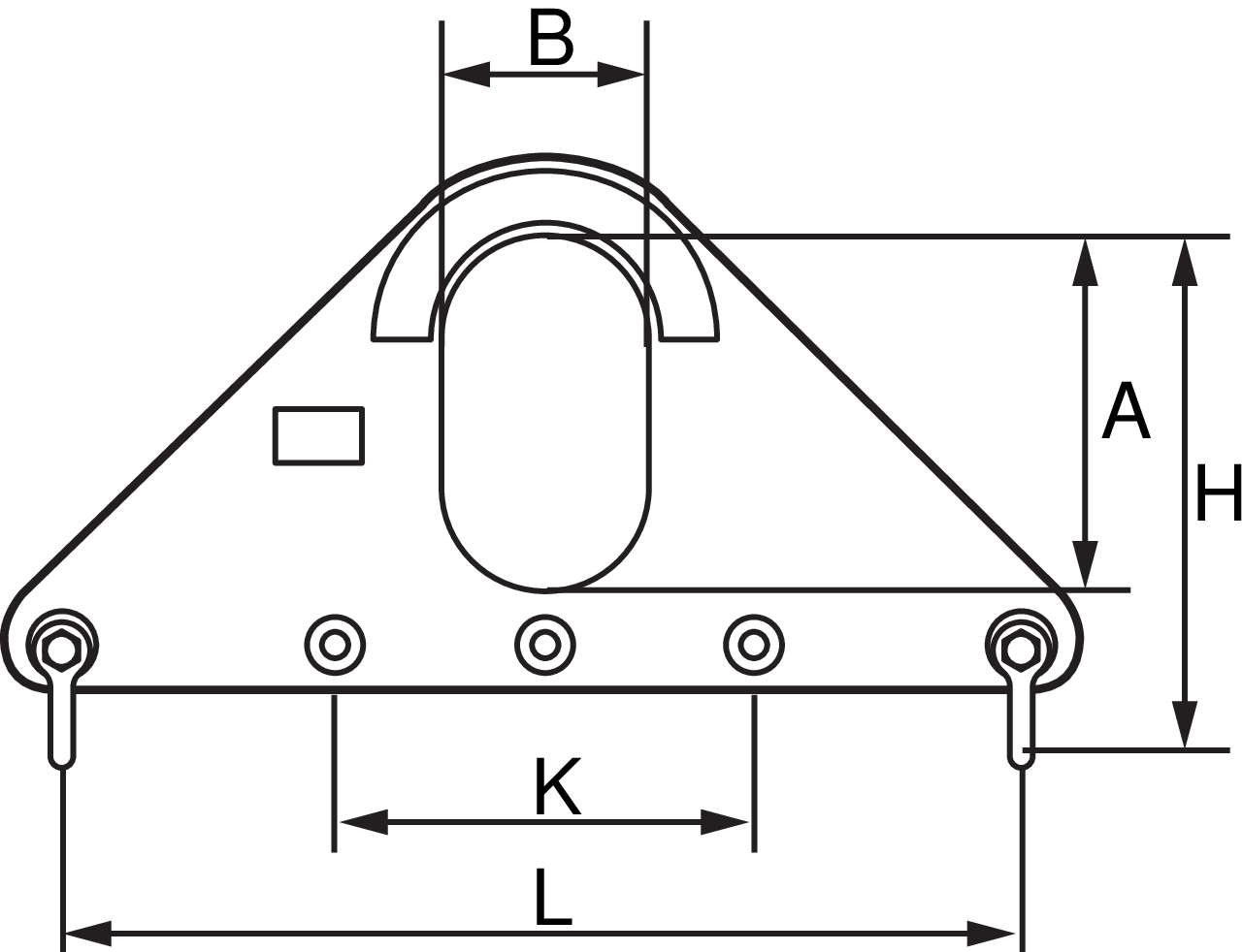 Lifting Triangle, painted triangle - CERTEX Svenska